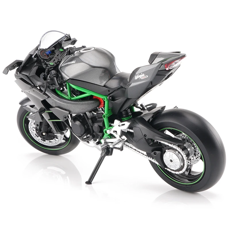 MAISTO 16880 Scale 1/12 KAWASAKI NINJA H2 R 2017 BLACK GREEN | atelier ...