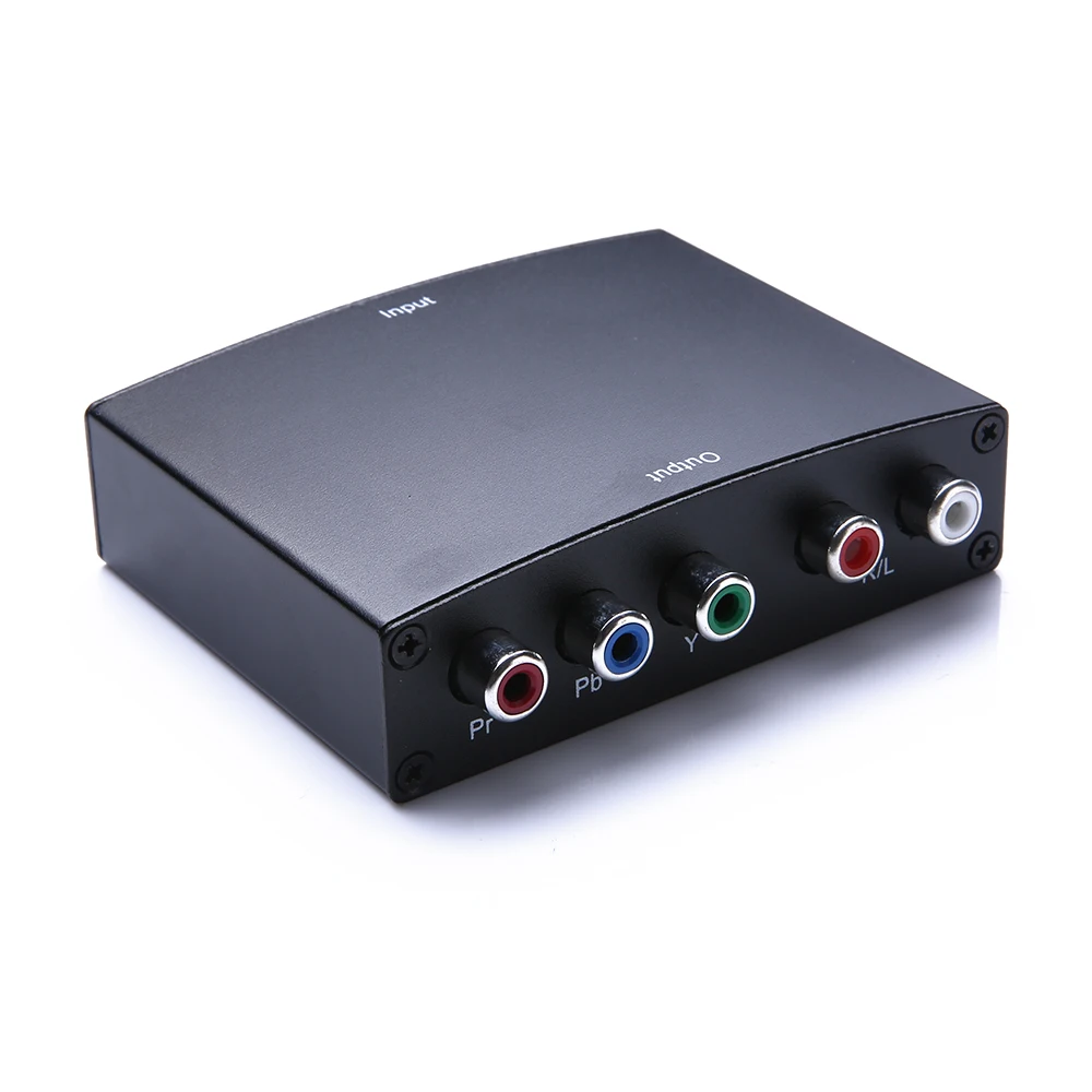 1080P HDMI to RGB Component (YPbPr) Video + R/L Audio Adapter Converter ...