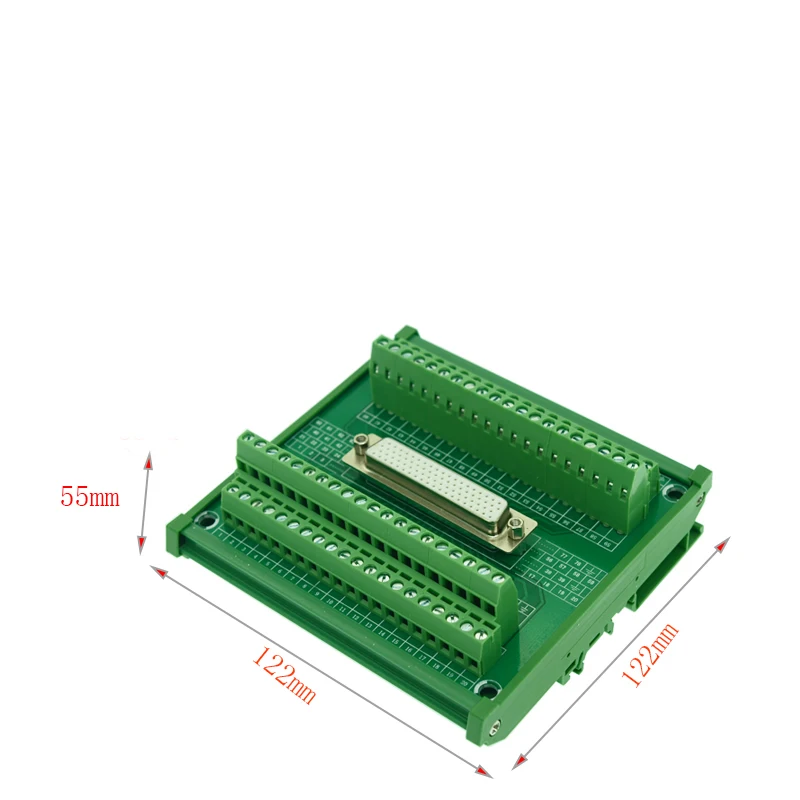 DB50 To Terminal Connector Adapter Plate PCB Board