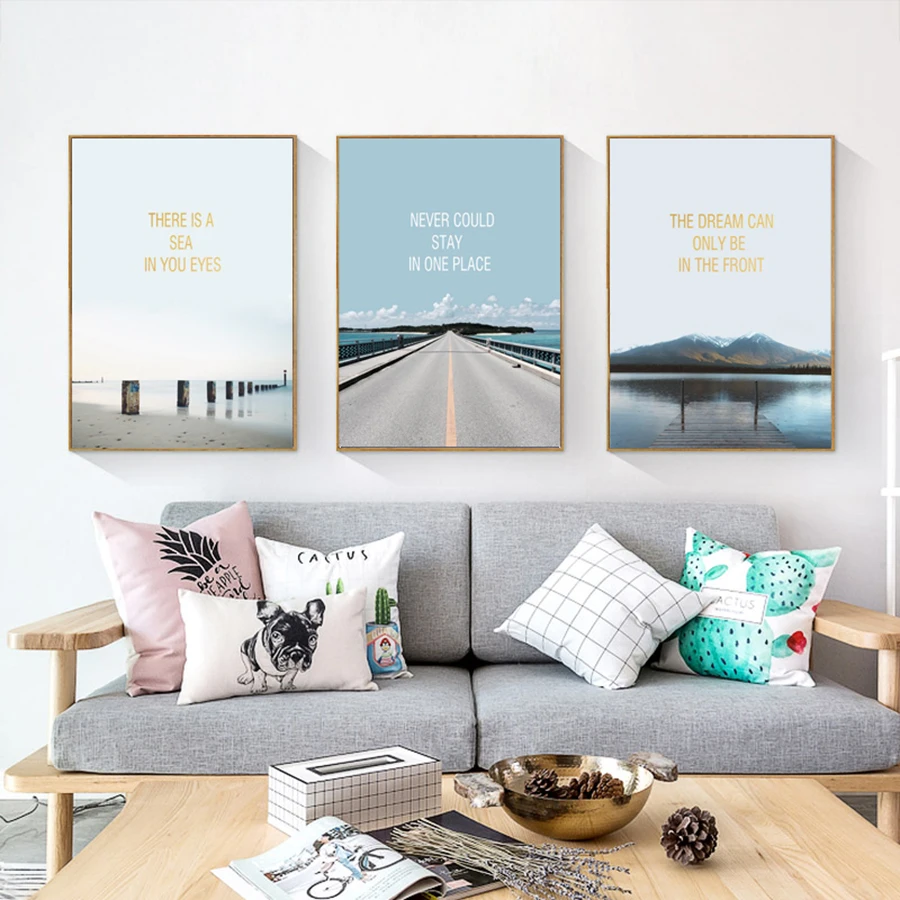 ASAPFOR Nordic Landscape Photos Prints and Seascape Posters without ...