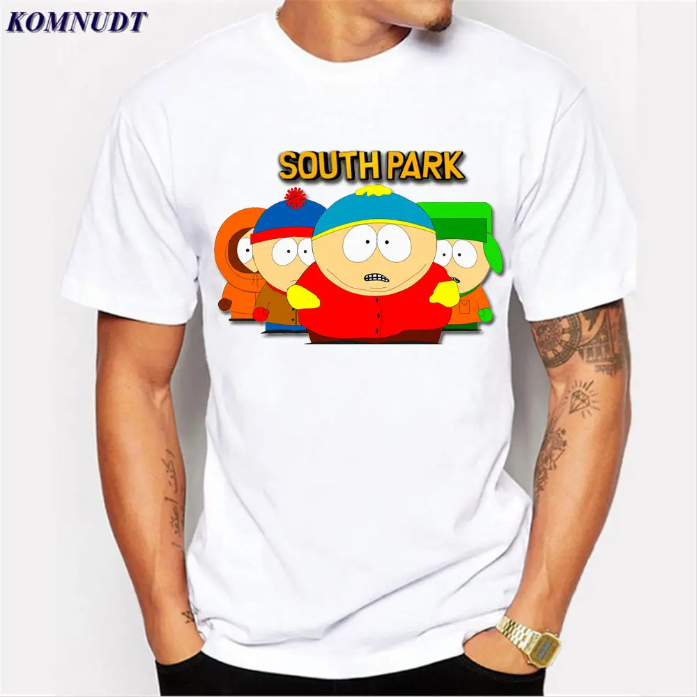 2018 New Cartoon Sitcoms South Park T shirt Men Plus Size Short Sleeve ...