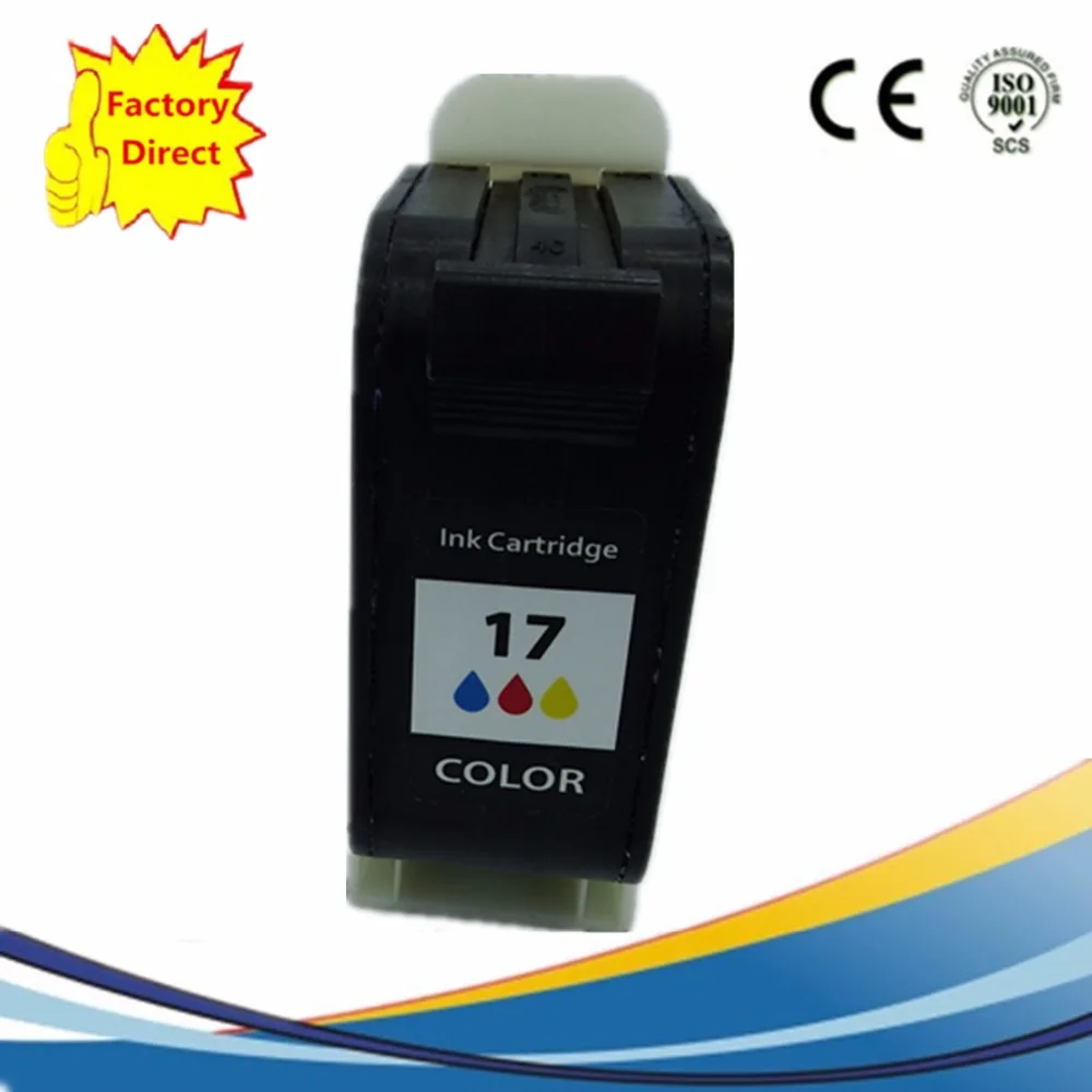 1 Pk Color Ink Cartridges Remanufactured For HP 17 XL 17XL HP17XL HP17 ...