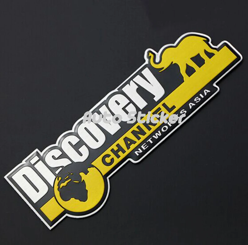 Car Styling DISCOVERY CHANNEL Emblem Badge Sticker DISCOVERY Vehicle ...
