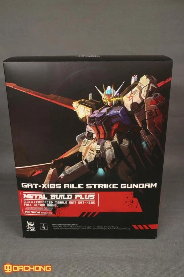 Moshow 1/72 Metal Build Plus Gundam Aile Strike Gat-x105 New - Action ...