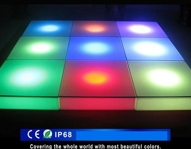 Led floor tiles 600*600mm Luminous creative floor tile remote control ...