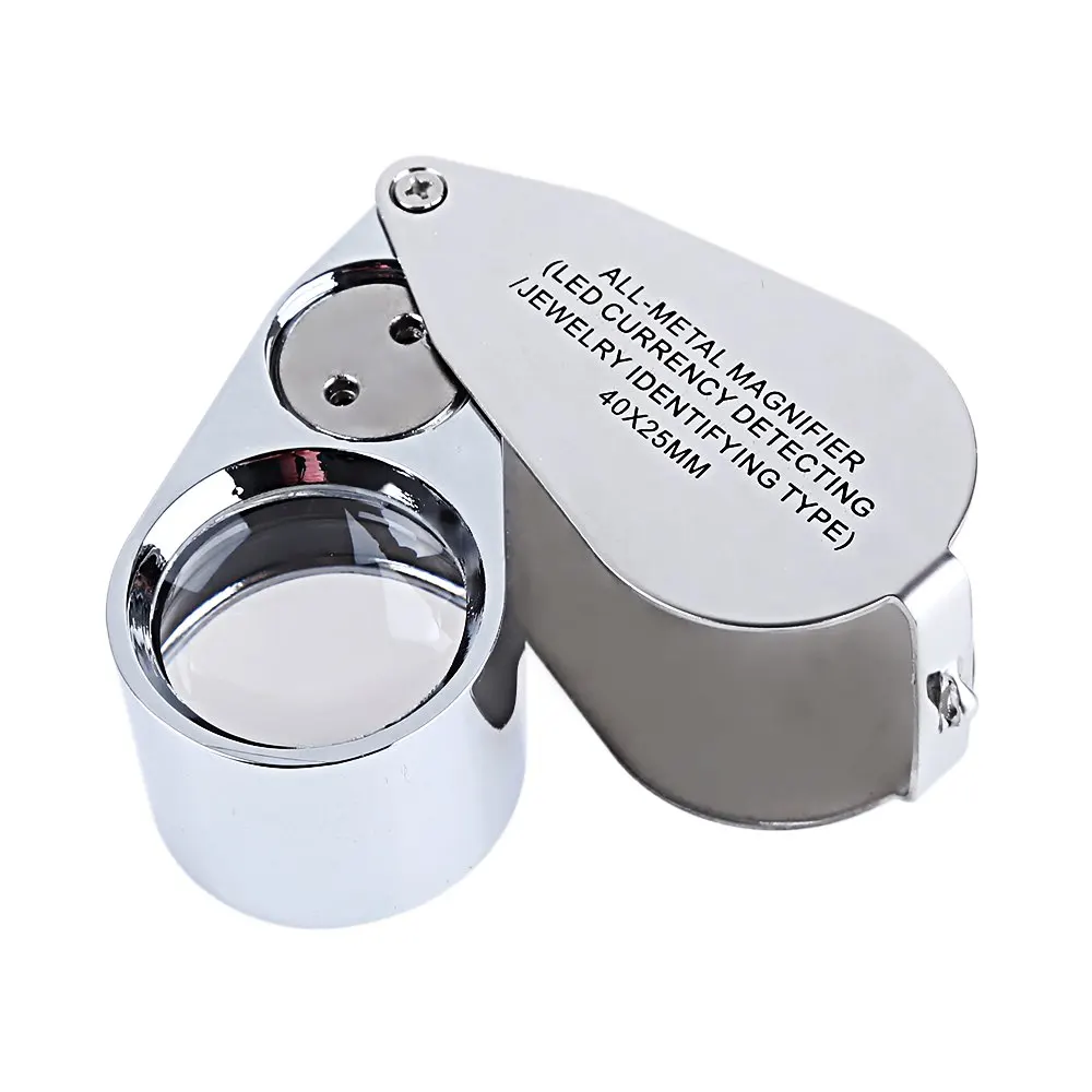 מוצר - Multifunction 40 x 25MM Magnification All-metal Magnifier ...