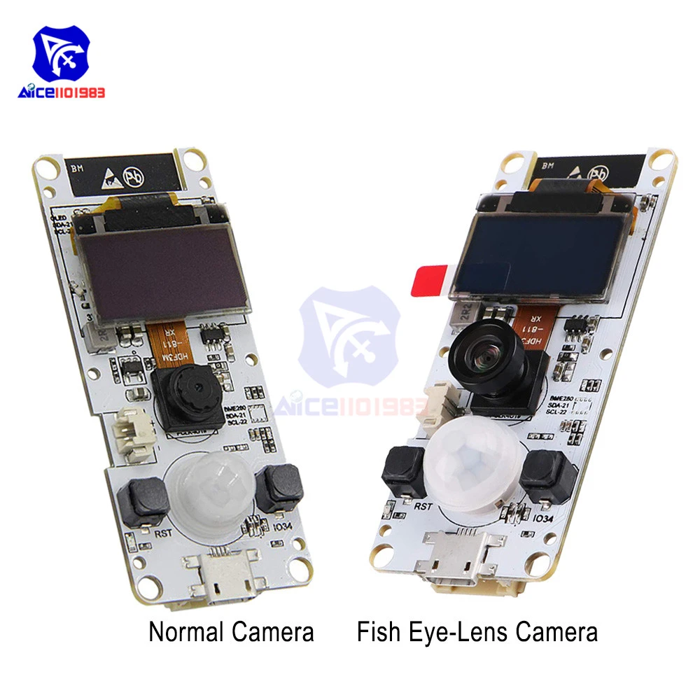 Esp32-cam Esp32 Dual-core Wrover Psram Wifi Ov2640 Camera Module 0.96 ...