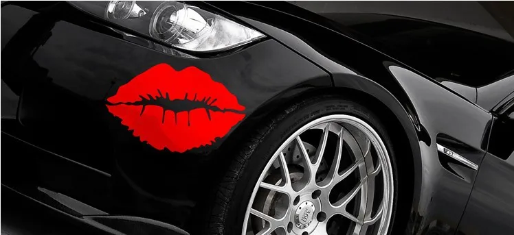 Lip Car Sticker Car Body Sticker Red Lip Auto Decal Sexy Lip Car