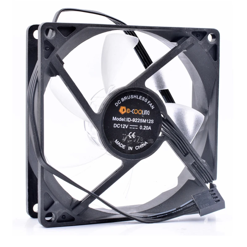 Id-cooling Id-9225m12s 9cm 9025 92x92x25mm 12v 0.20a 4 Lines 4pin Pwm ...