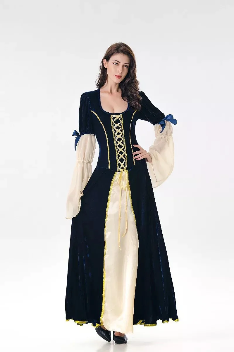 Adult Women Deluxe Medieval Renaissance Court Princess Bodices Costume