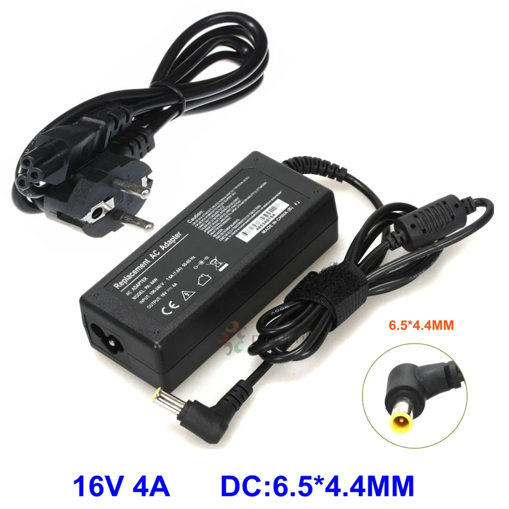 16v 4a 65w Laptop Charger For Sony Pcga-ac5e Vgp-ac16v10 Vgp-ac16v13 ...