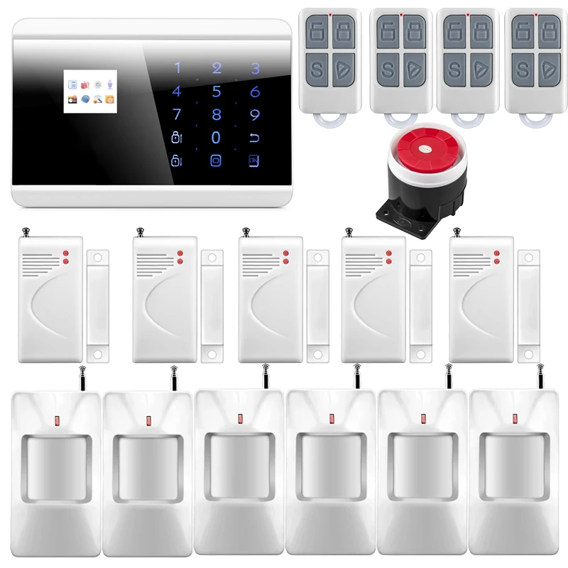 Wireless Zone GSM PSTN Home Alarm System SMS Arm/Disarm Door/Window ...