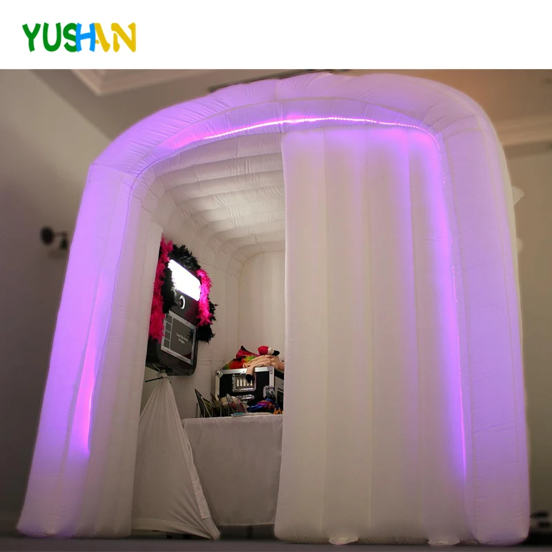 New-design-amazing-inflatable-photo-booth-enclosure-shell-Changing-LED ...