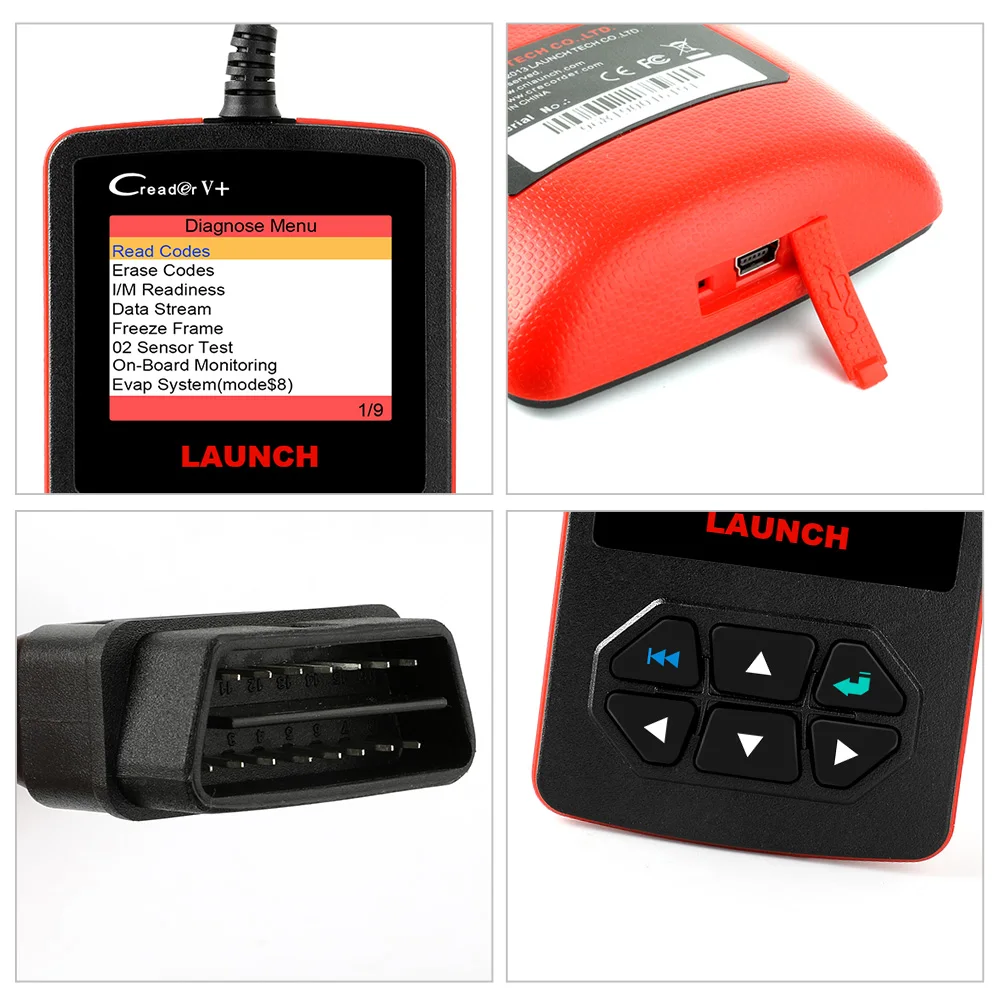 Diagnostika OBD2 scanner LAUNCH Creader V+ ČESKÉ menu | Aukro