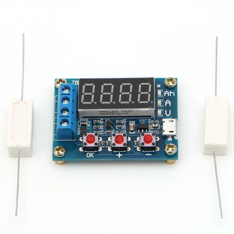 For Li ion Lithium Lead acid Battery Capacity Meter Discharge Tester ...
