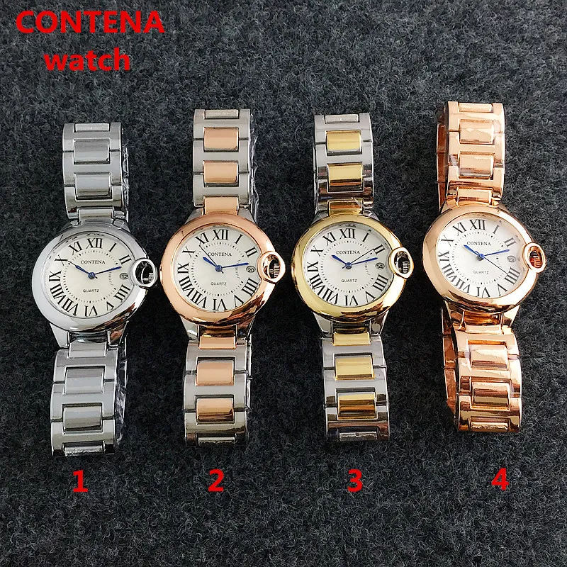 Contena Luxury Brand Watch Women Watches Silver Stainless Steel ...
