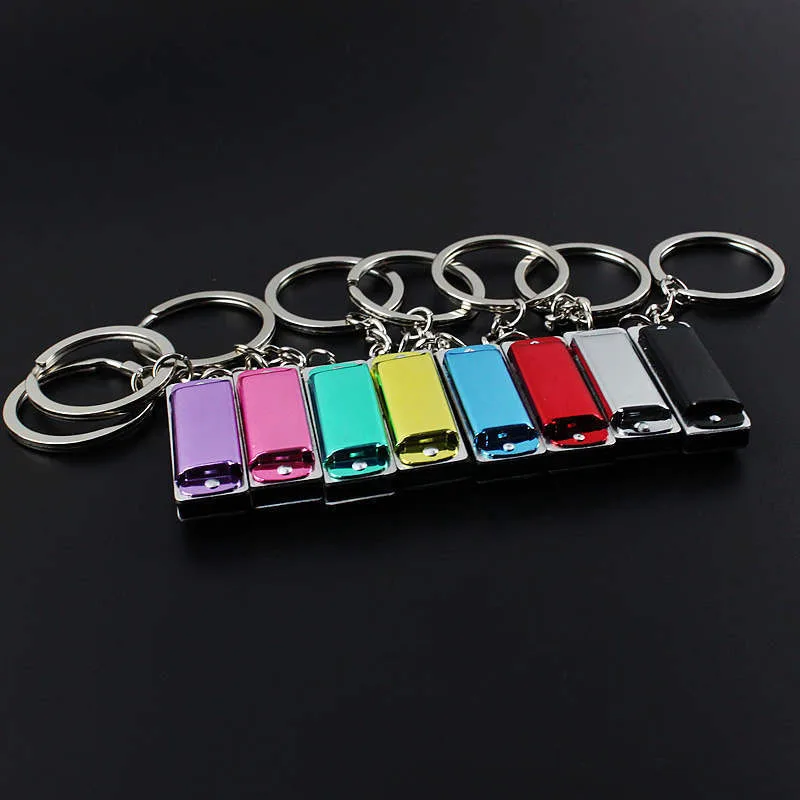 30pcs/50pcs Personalized Mini Harmonica Keychain Customized Logo Key ...