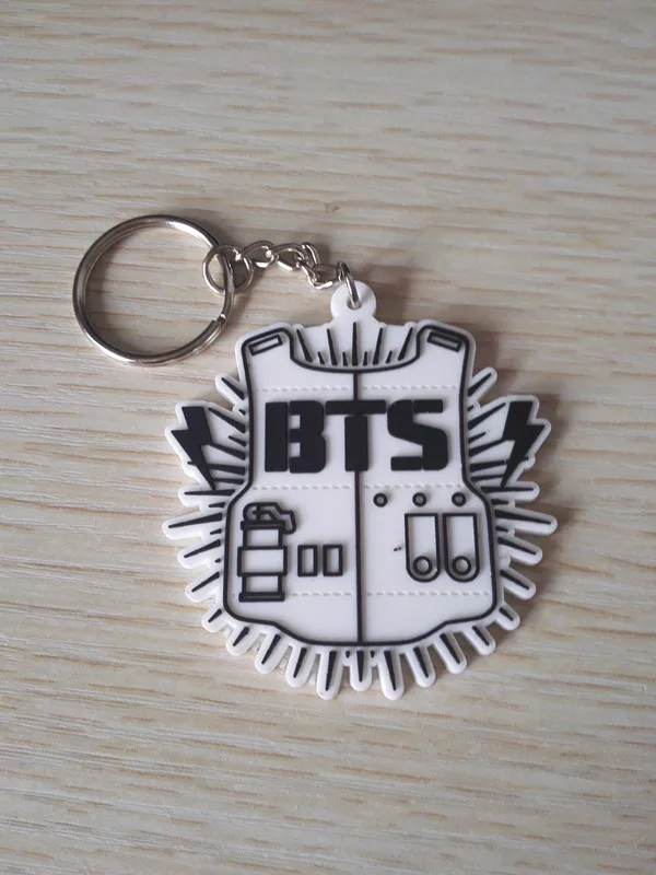 Super Combination BTS Bangtan Boys Logo 3D Resin Keychain For Fans High ...