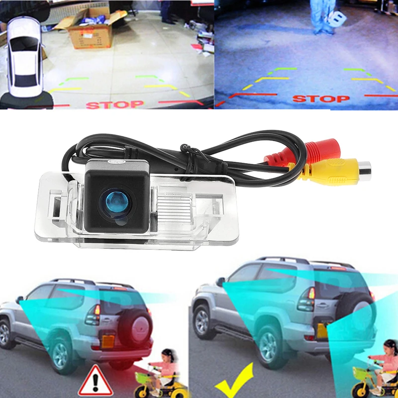 12v Waterproof Car Rear View Camera 170 Wide Angle Color Image Night ...
