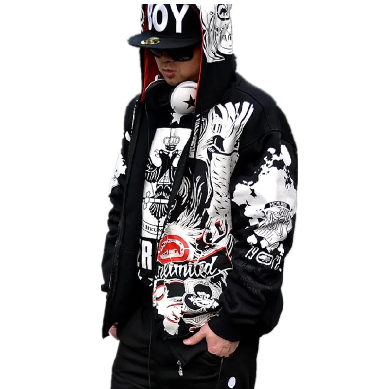 2018 Fashion Men's Streetwear Hoodies Sweatshirts Oversized Hip Hop ...