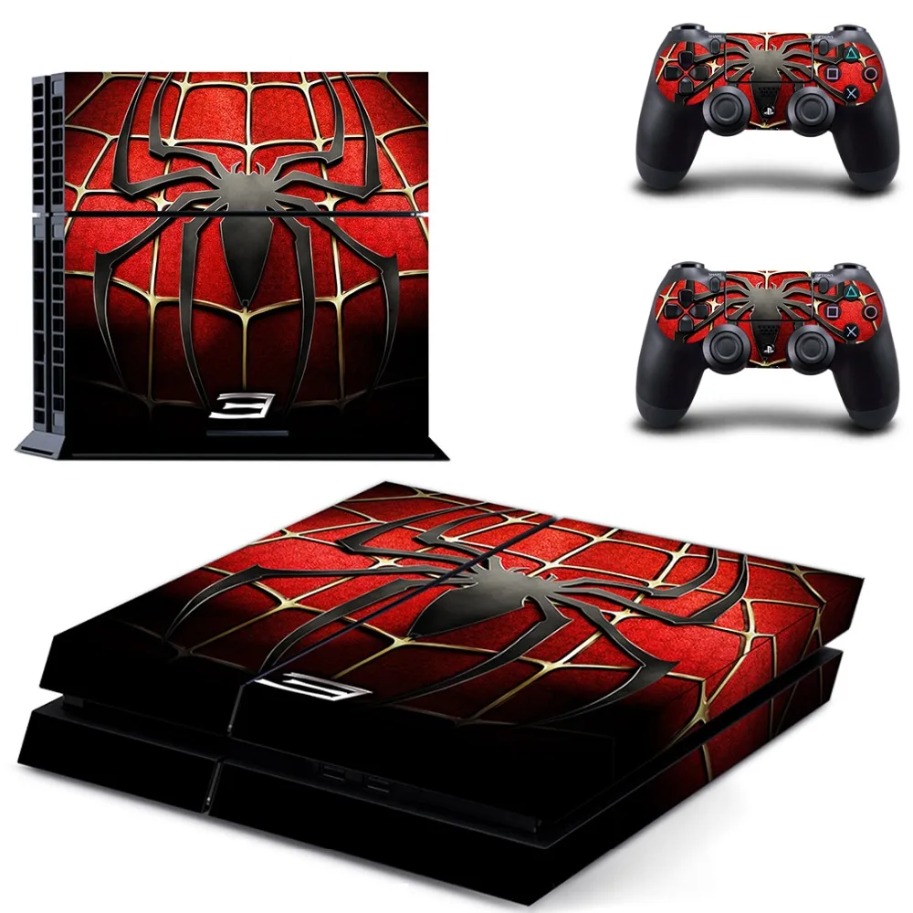 Spider-Man Skin Sticker Decal For PS4 - 3 Patterms - ConsoleSkins.co