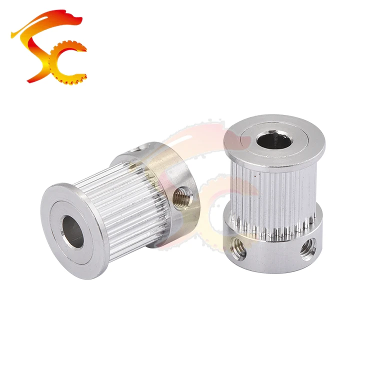10pcs 3D Printers Parts printer pulley GT2 25 teeth bore 6mm 6.35mm 8mm ...