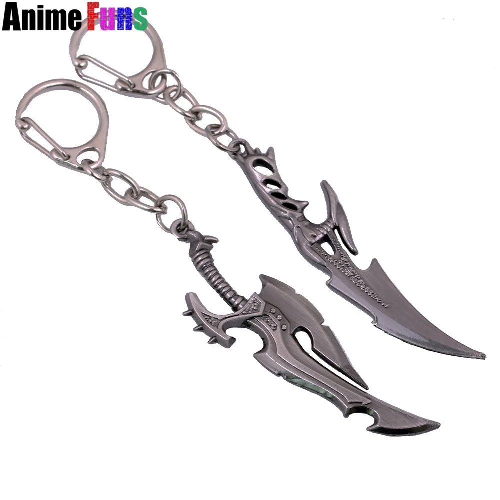 6cm Game Cross Fire Weapon Gun Keyring CF Sword Model Pendant Keychain ...