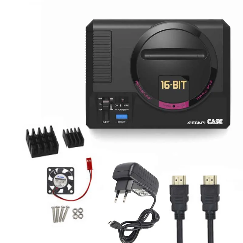 Retroflag-MEGAPi-Case-fan-heat-sink-fan-cable-5V-3A-Power-for-Raspberry ...