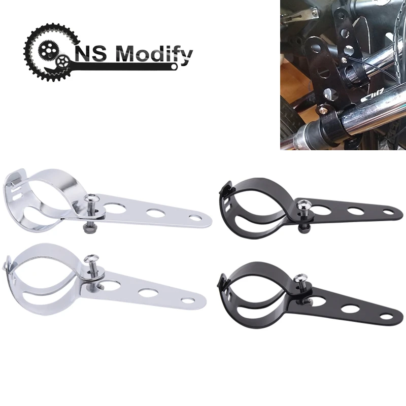 Ns Modify 28mm-43mm Motorcycle Headlight Mounting Bracket Fork Ears ...