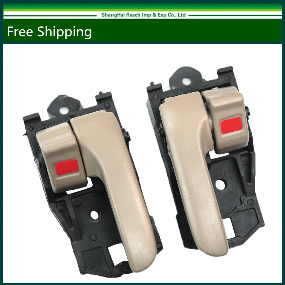 2 Pcs Interior Door Handle for 97 01 Toyota Camry Beige Lexus ES300 ...