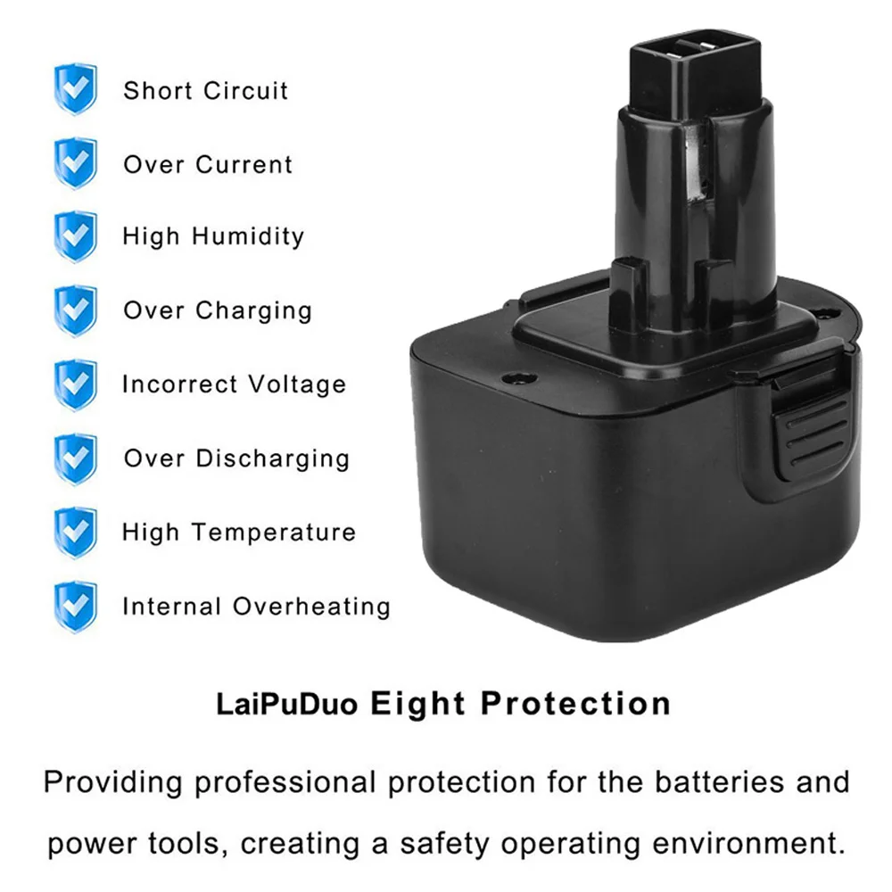 12V 2000 мАч/3000 мАч металл-гидридных или никель инструментный ...