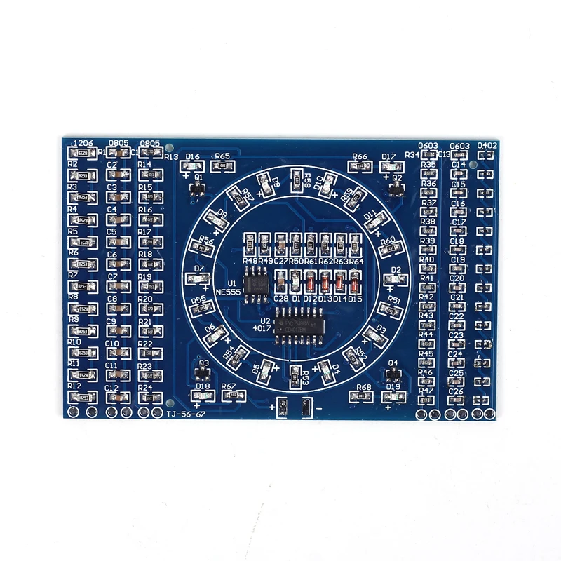 Electronic DIY Kit SMD Rotating Flashing LED Components Soldering ...