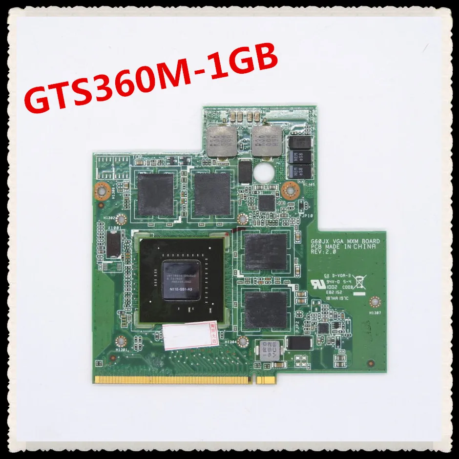 PN 60 NYLVG1000 C11 GTS360M GTS 360M GTX 360M GTX360M N11E GS1 A3 DDR5 ...