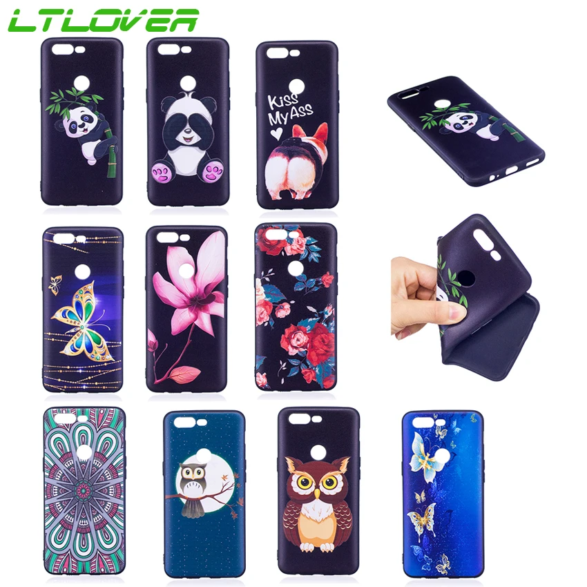 coque For One plus 5 Case high quality beautiful cut animal Relief soft ...