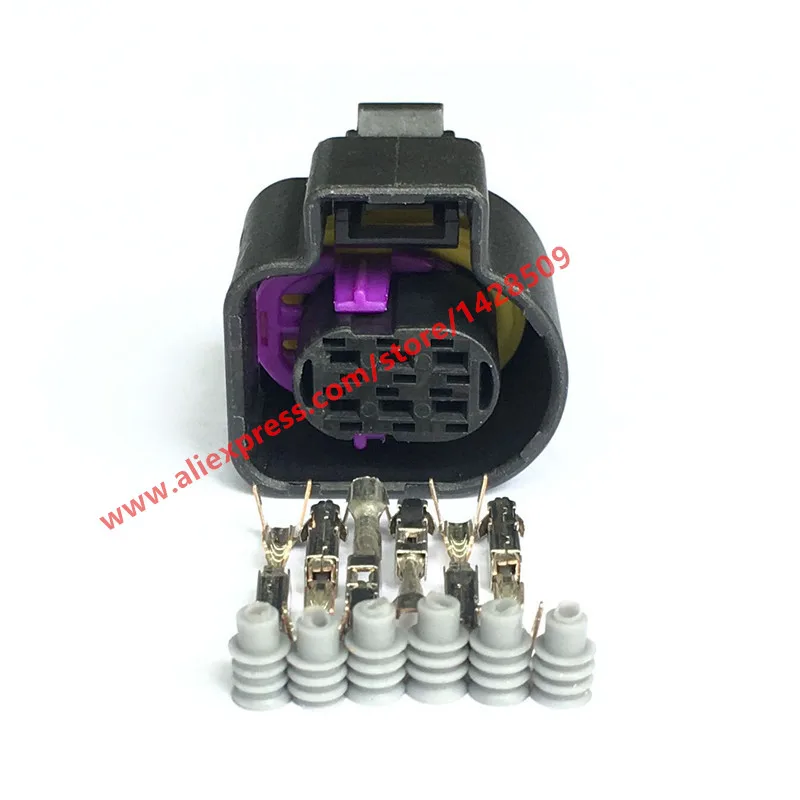 5 Sets 6 Pin 4H0973713 Vehicle Speed Accelerator Pedal Plug Oxygen ...