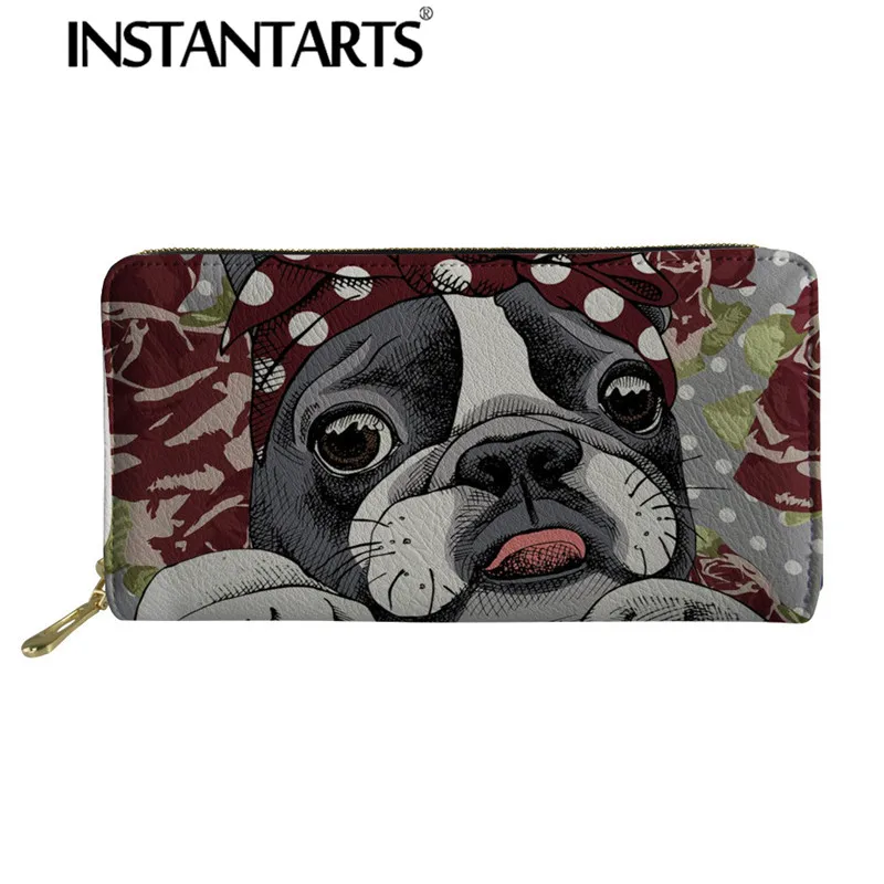 INSTANTARTS Women Long Wallet Fashion Luxury PU Leather Tote Portable ...