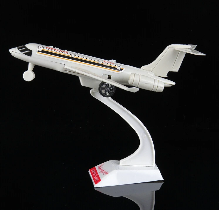 Mini Pull Back Plane Model Super Plane Airplane Super Aircraft w Stand ...