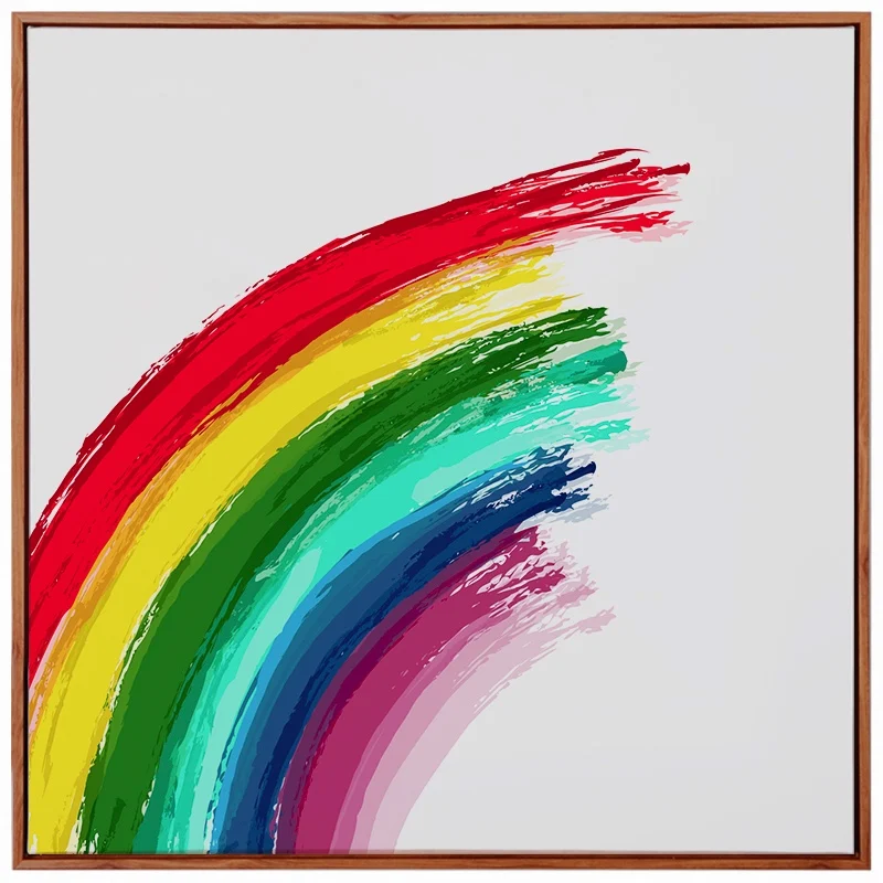 Rainbow Oil Painting