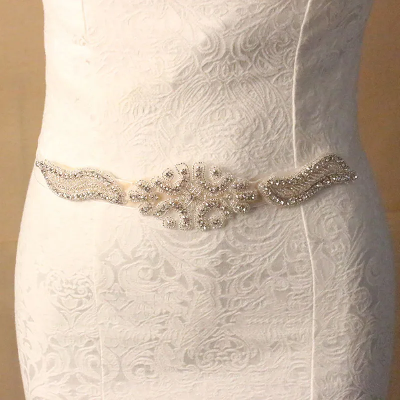 Handmade Luxury Diamond Waist Belt Bridal Band Wedding Accessories ...