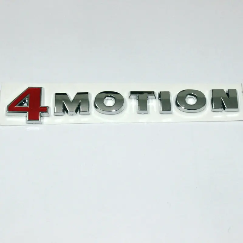 Abs Chrome 4 Motion 4motion Sticker For Vw Tiguan Touareg Golf Polo ...