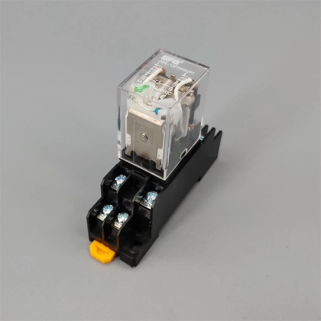 MY2P HH52P MY2NJ Relay Coil General DPDT Micro Mini Electromagnetic Relay Switch with Socket ...