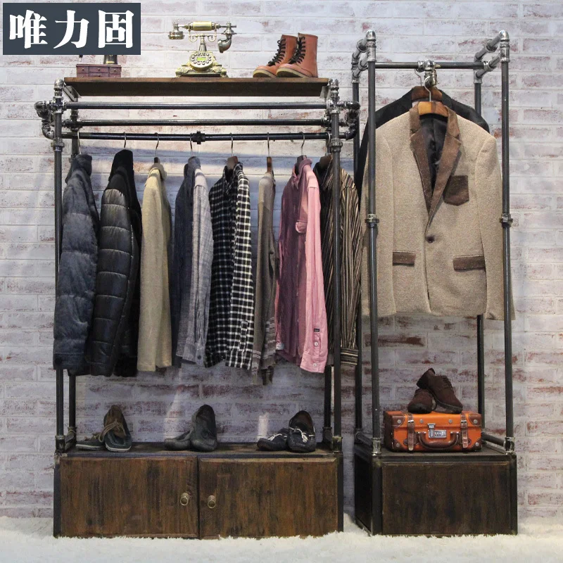 Rustic Clothing Displays