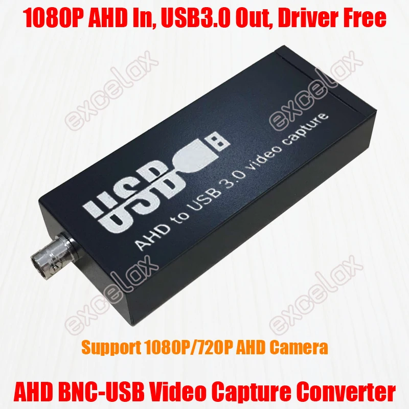 AHD Input to USB3.0 Output Video Capture Card Converter for 720P 1MP ...