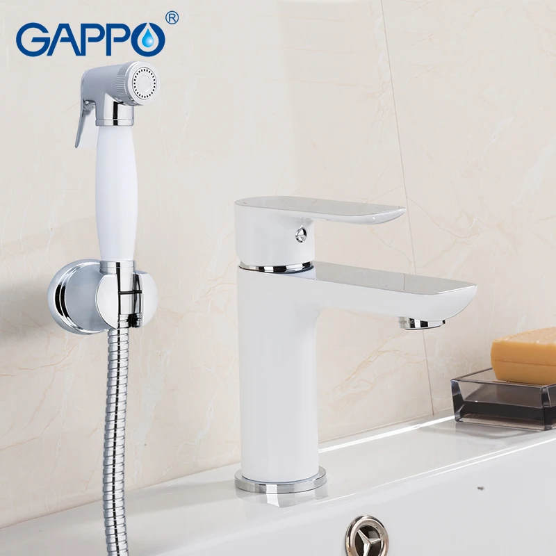 Gappo Bathroom Faucet Deck Mounted Basin Sink Faucet Mixer Torneira Cold Hot Water Mixer Tap ...