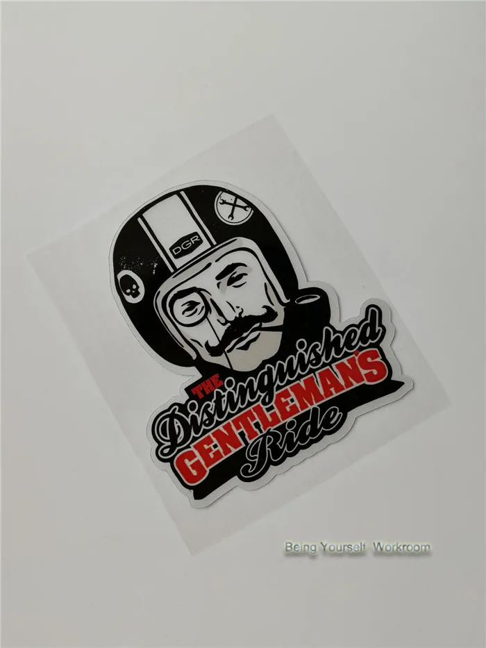 The Distinguished Gentleman's Ride stickers cafe rider motorcyle ...