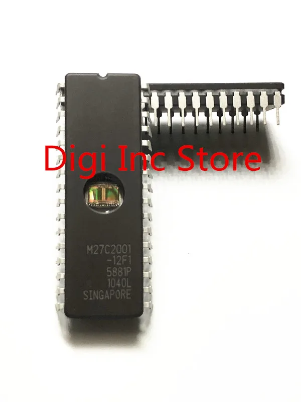 Nuevos productos en stock, envío gratis, 10 unids/lote M27C2001 12F1 M27C2001 EPROM CDIP 32 IC ...