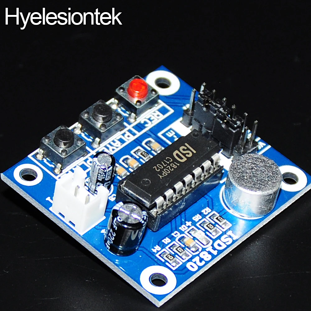 10PCS Recording Module ISD1820 For Arduino DIY Voice Module Board Panel ...