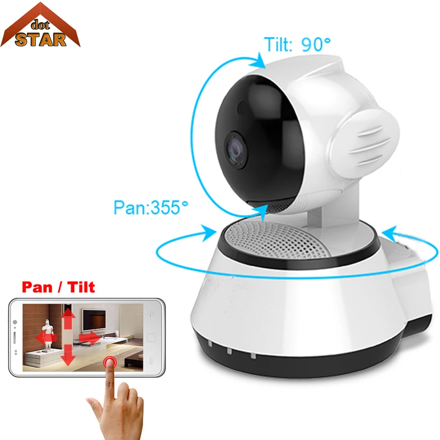 Mini Câmera IP 720 P Wi Fi Câmera de Vigilância Sem Fio Wi fi Monitor ...