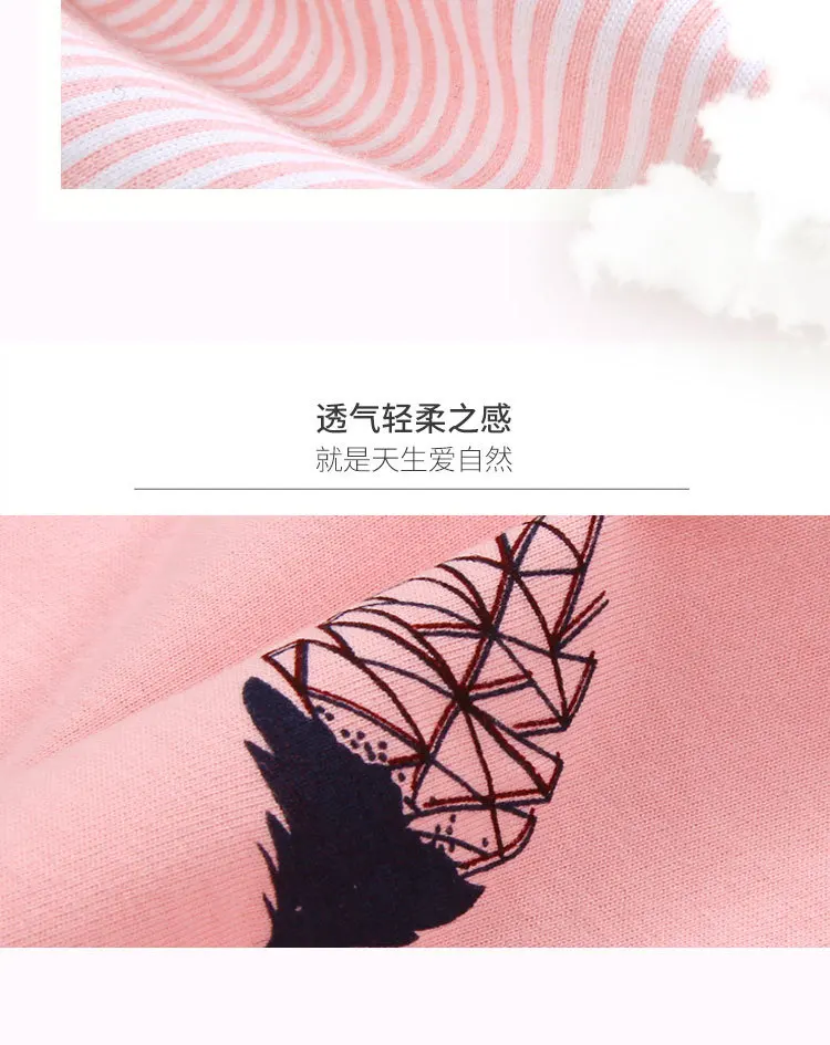 Женские штаны для сна с героями мультфильмов, трикотажные брюки, хлопок ...