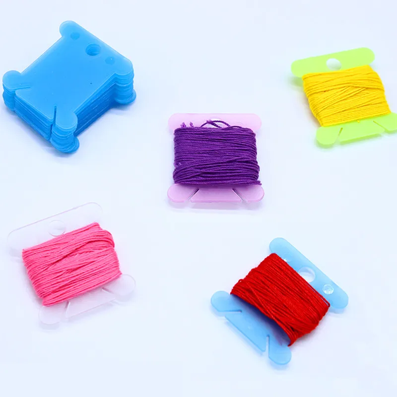 100pc Sewing Accessory Sewing Thread Winding Plate Board Card Cross ...